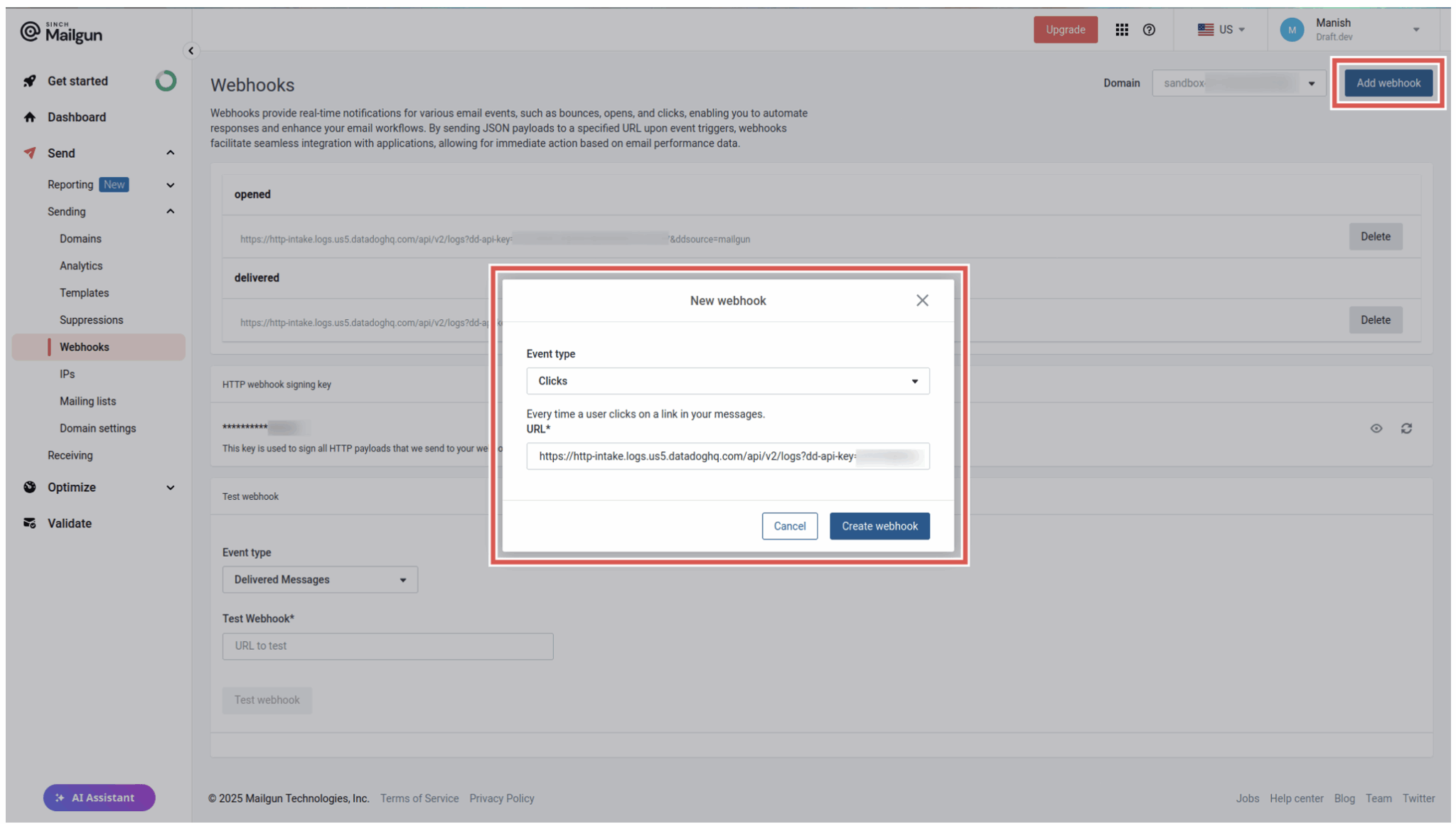Automate Email Monitoring with Mailgun Webhooks & Datadog ...
